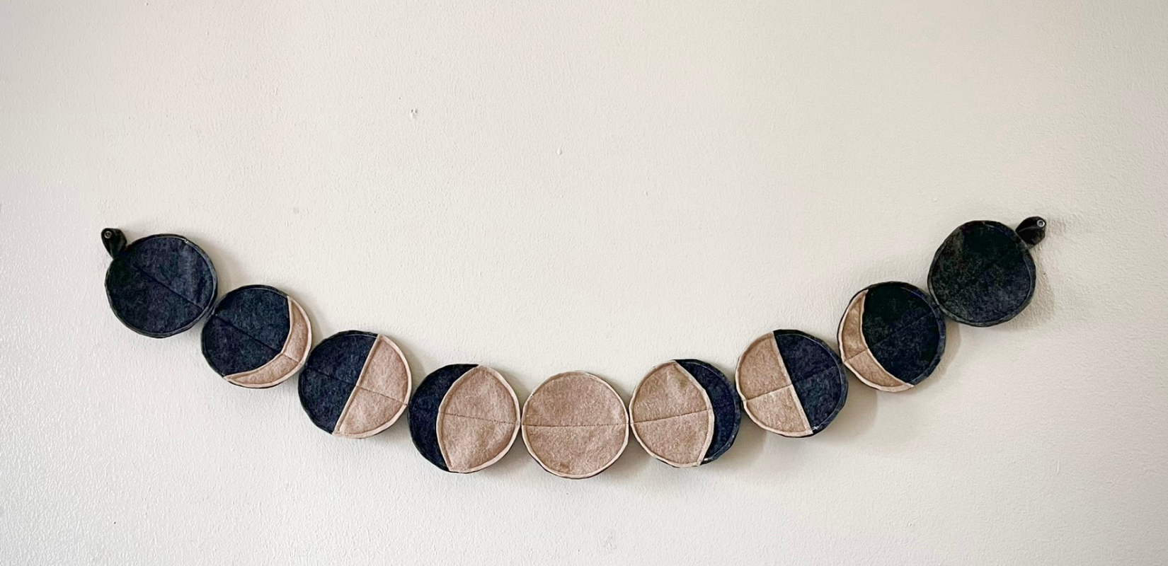 How to Make a Moon Phase Banner - Free Pattern! - The Serial Creative